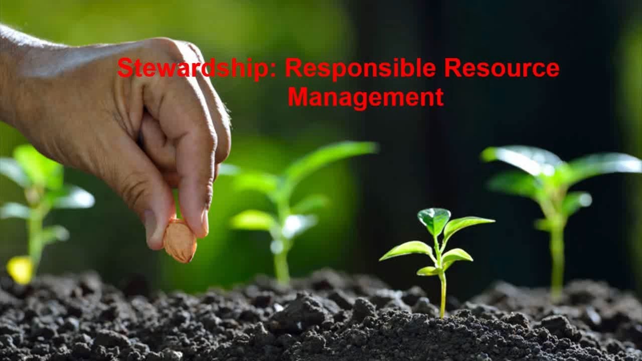 Stewardship: Responsible Resource Management - YouTube