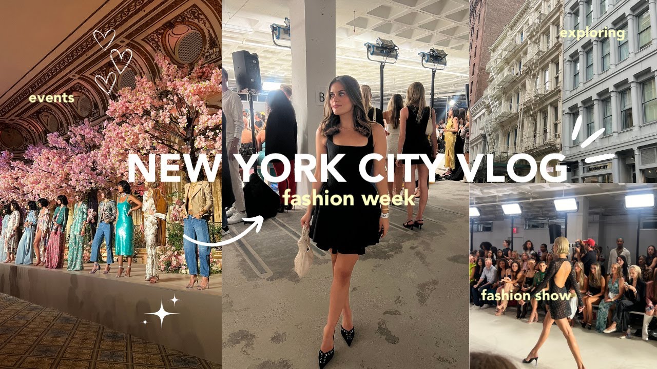 NYFW VLOG: oh polly fashion show, L'AGENCE presentation, exploring the city & more🗽🚕 - YouTube