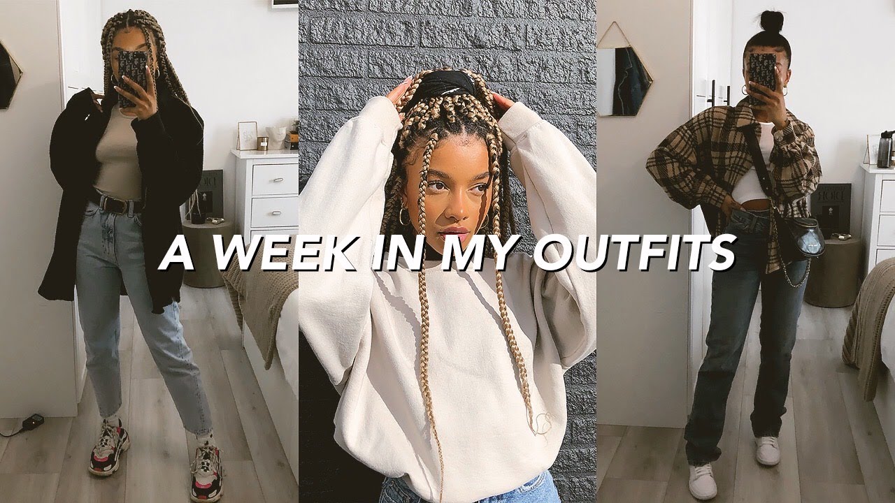 a week in my outfits #7 - YouTube
