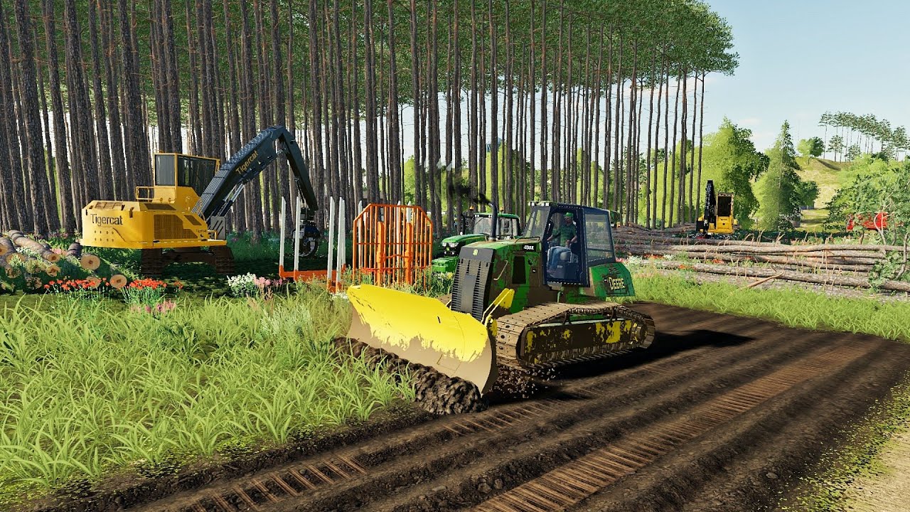 FS19 - Map Ravenport 183 - Forestry and Farming - YouTube