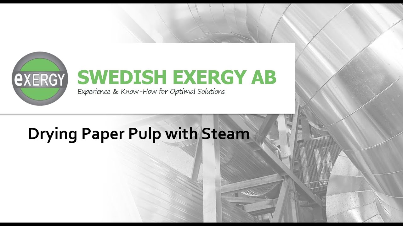 Webinar- Drying Paper Pulp with Steam - YouTube
