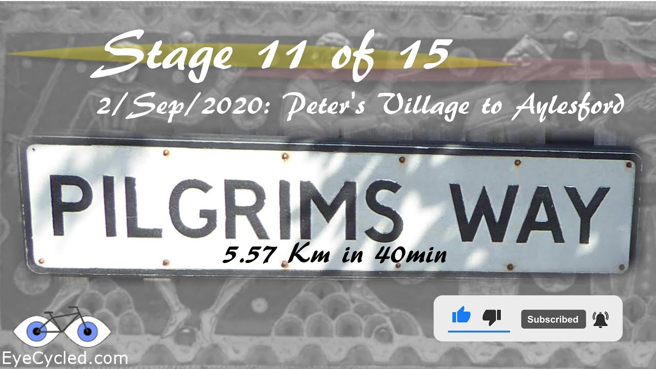 PW11: Stage 11 of 15 from the Peters Village Sign in Wouldham to the ...