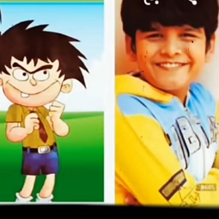 Budh Badri cartoon all characters in real face and life - YouTube