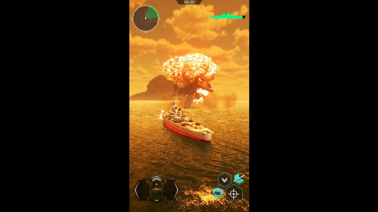 Modern Warships ads || realistic nuclear explosion - YouTube