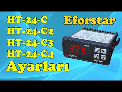 Eforstar HT-24-C4 Higroterm Cihazı Ayarları