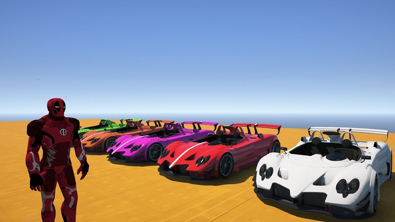 Learn Cars And Spiderman Colors in Cartoon For Kids - YouTube