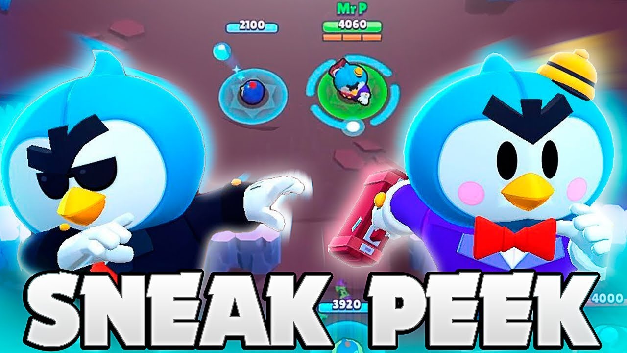 SNEEK PEEK DEL NUEVO BRAWLER *MR P* en BRAWL STARS - YouTube