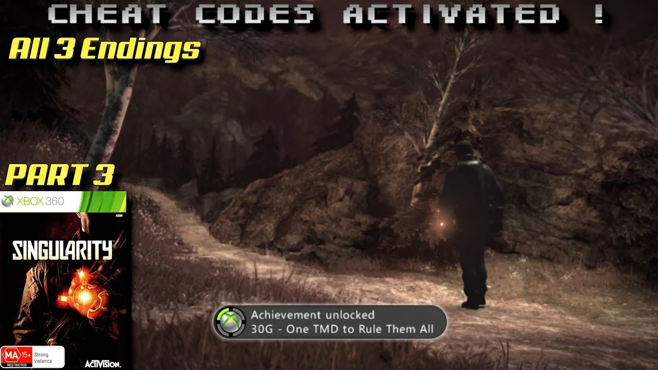 Singularity | XBox 360 | Part 3 | ALL 3 Endings | Cheat Codes Activated | No Commentary - YouTube