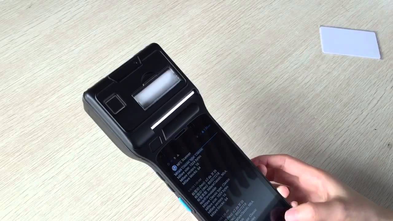 Cilico CM550 handheld android pos printer ,RFID reader, barcode scanner ...