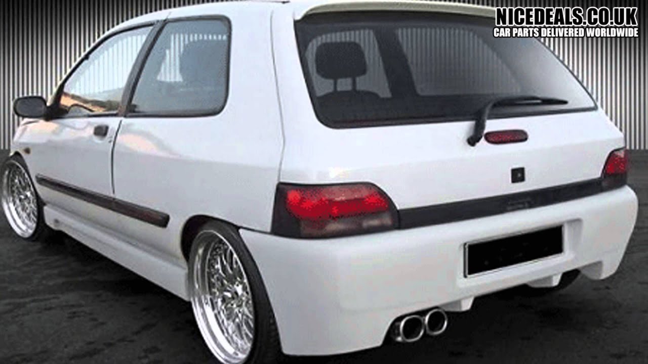 RENAULT CLIO 90 ON REAR BUMPERS, BODY KITS - YouTube