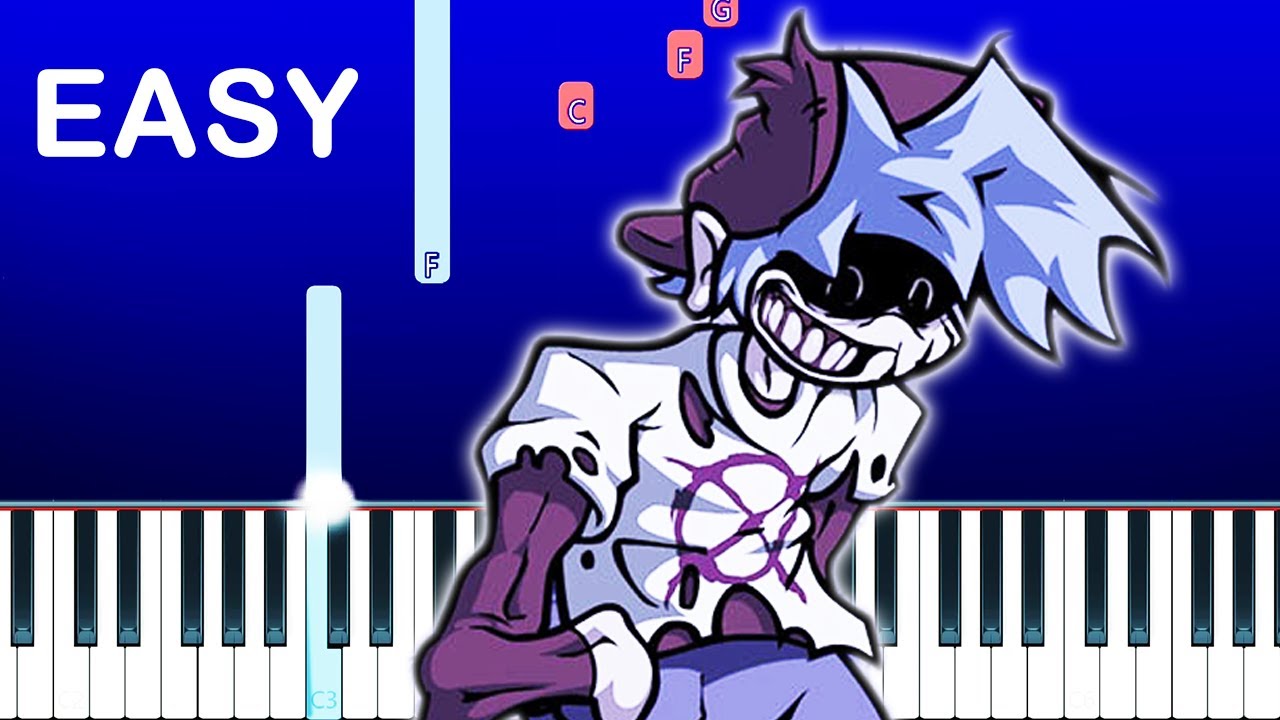 Silly Billy - Friday Night Funkin (Easy Beginner Piano Tutorial) Chords ...