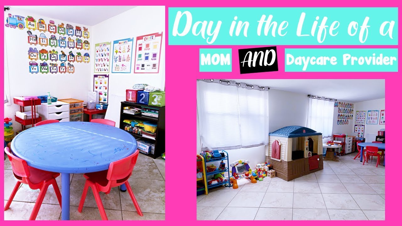 Day in the Life of a MOM and IN HOME DAYCARE PROVIDER - YouTube