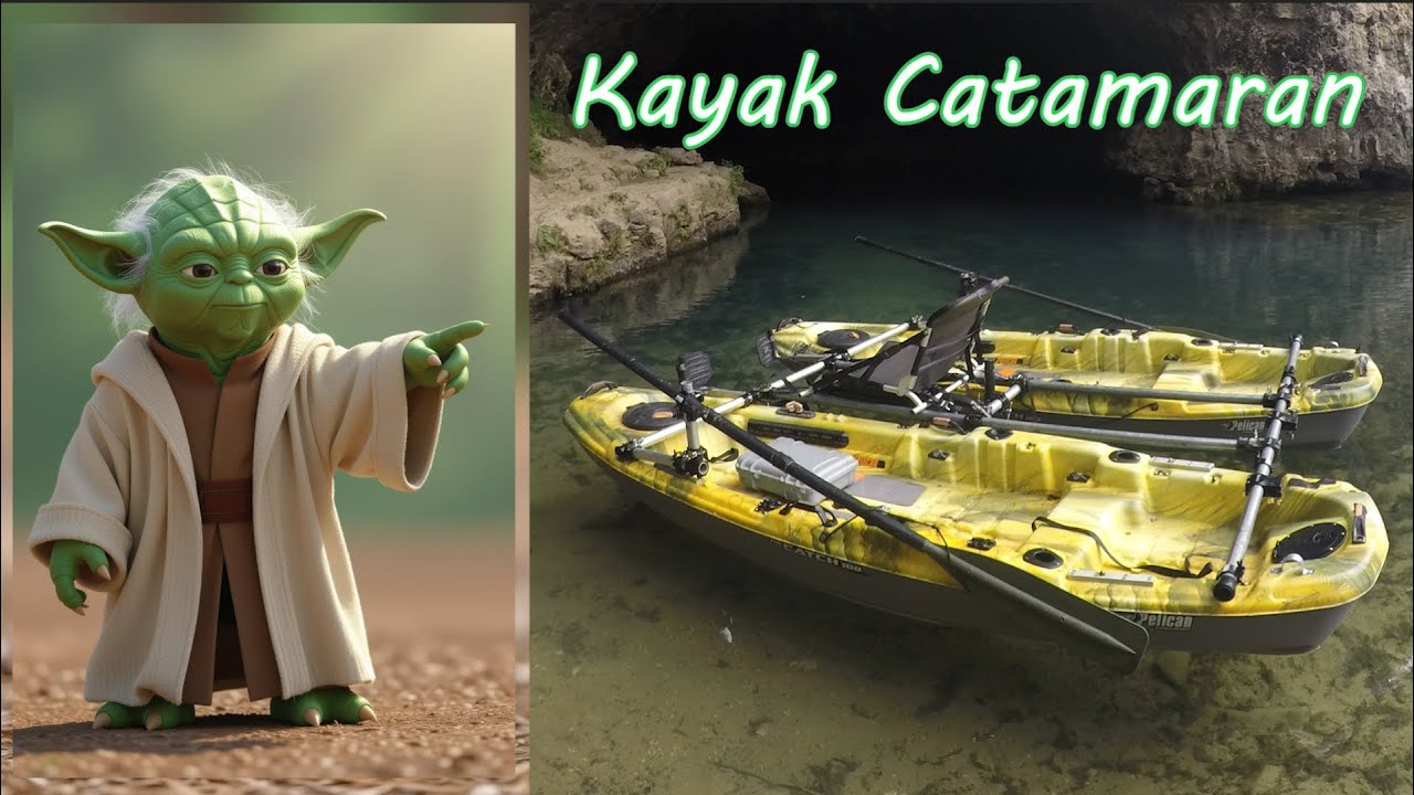 How to Build a Kayak Catamaran using two Kayaks - YouTube