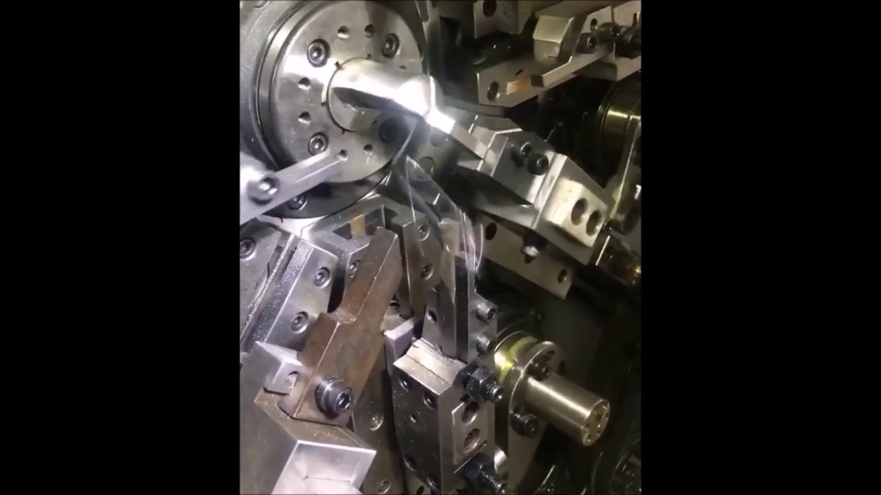 CNC FORM WIRE MACHINE 502 - YouTube