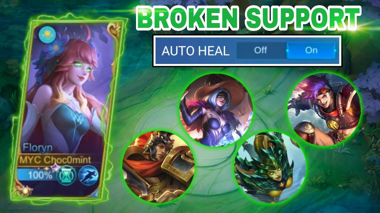 FLORYN IS BROKEN😱 SUPPORT UNDERRATED HERO!! 😡| FLORYN BEST BUILD 2023 ...