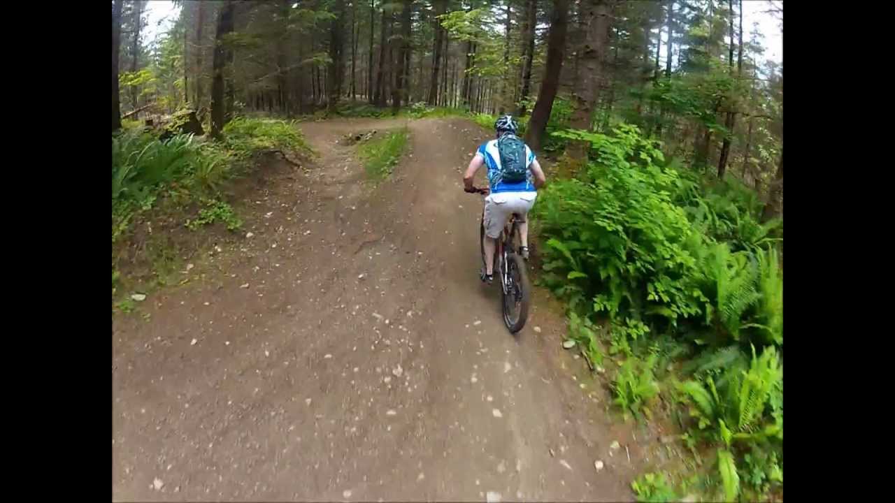 Galbraith Mountain biking--- Evolution to U-line - YouTube