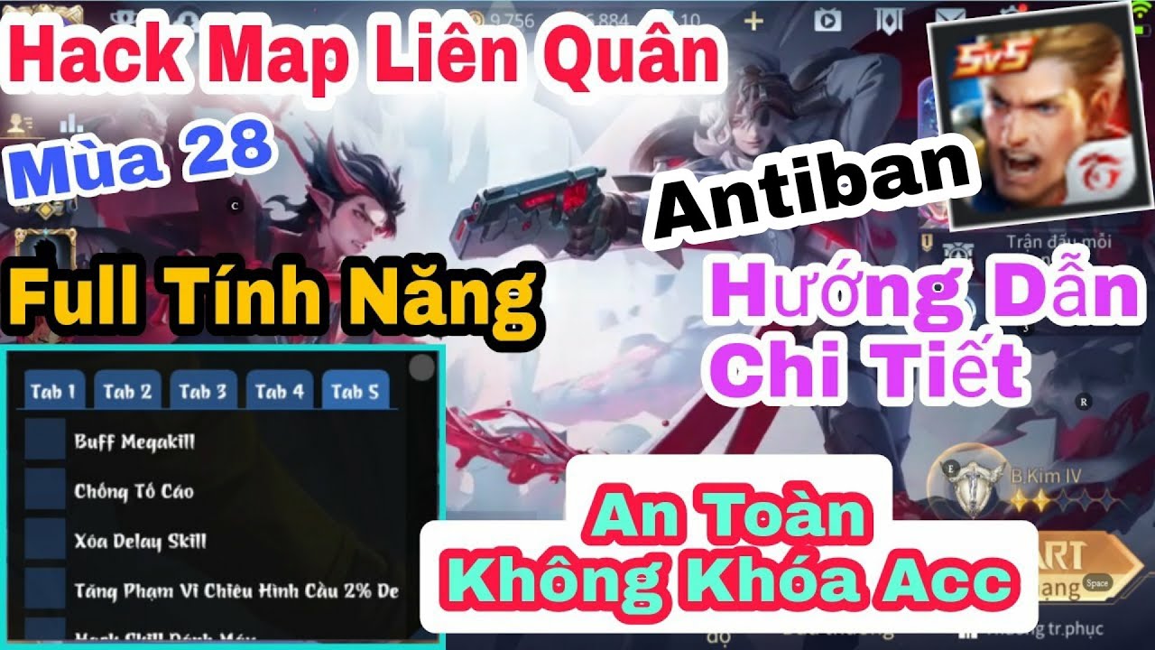 Hack Map Liên Quân | Cách Hack Map Liên Quân Mùa 28 AUTO SKILL TỰ TRÚNG ...