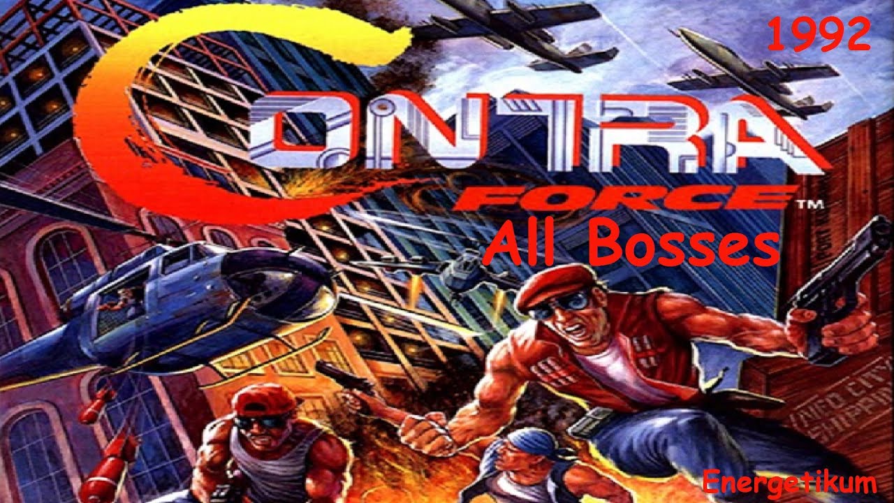 Contra Force - all bosses (все боссы) [NES] - YouTube
