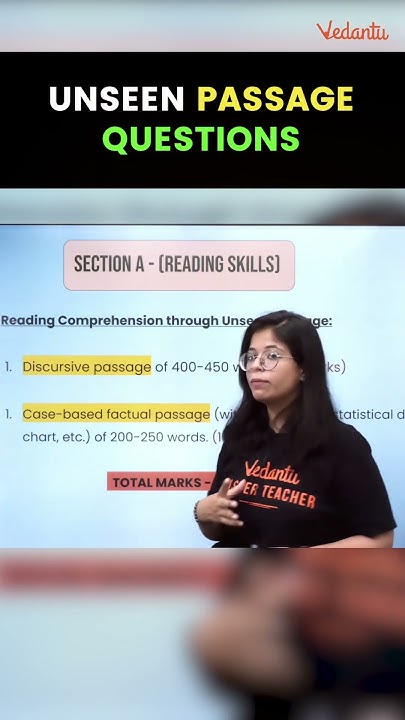 CBSE Class 10 Unseen Passage Questions in 60 Seconds⏰🔥#class10english # ...