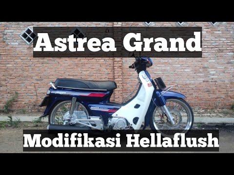 Astrea Grand Modifikasi Hellaflush - YouTube