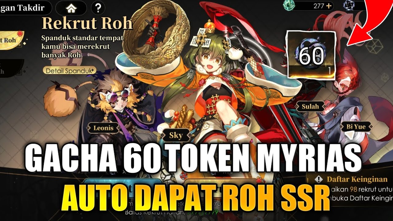 Eastpunk Journey Gacha 60 Token Gachor Auto Banjir Roh SSR.By Acep ...