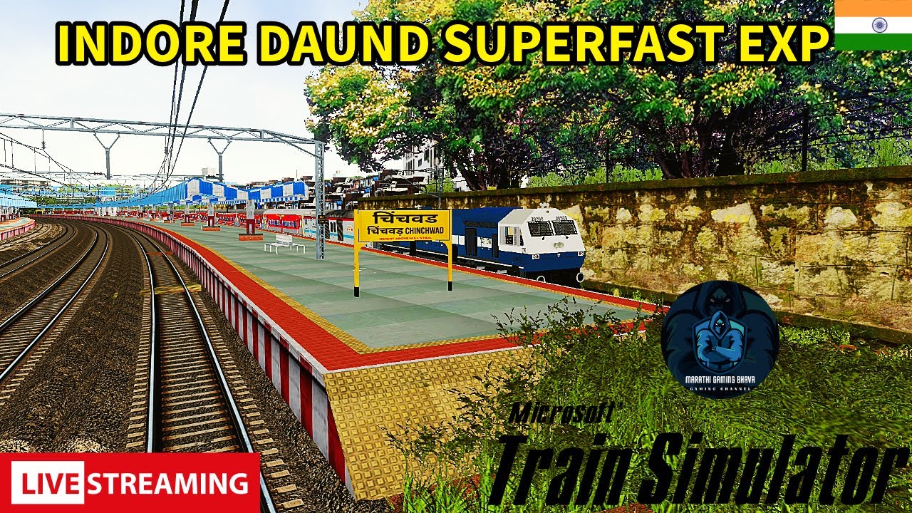 KHANDESH ROUTE | NEW PUNE-DAUND UPDATE | 22944 INDORE DAUND EXPRESS ...