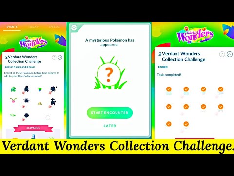 Verdant Wonders Collection Challenge Rewards In Pokemon Go | Pokemon Go ...