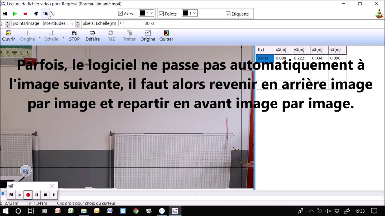 Tutoriel pointage vidéo sur REGRESSI - YouTube