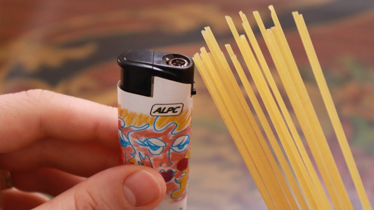 LIGHT a Spaghetti on FIRE and WATCH WHAT HAPPENS 💥 (Amazing) ⚡️ What ...
