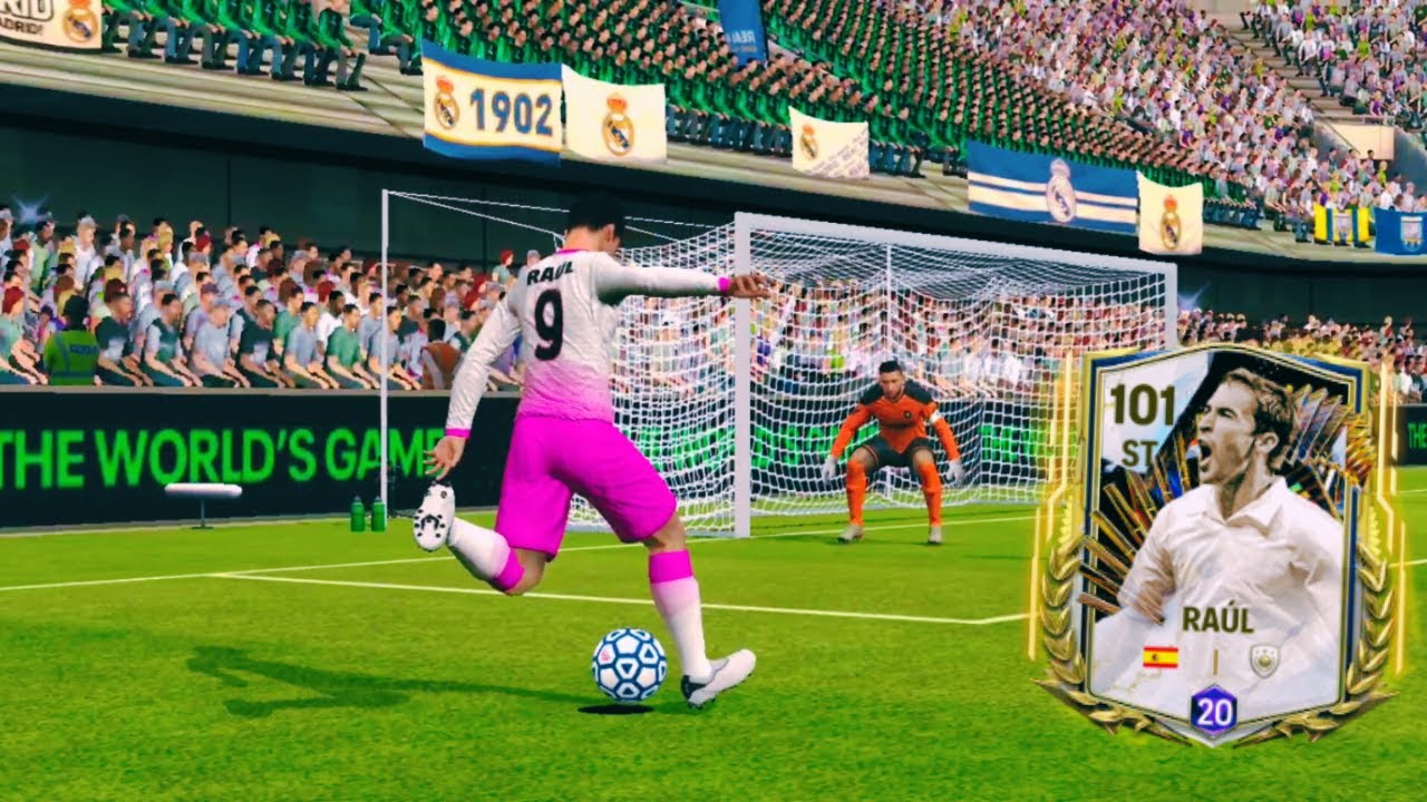 TOP 8 GOLS DO RAÚL / FC MOBILE - YouTube