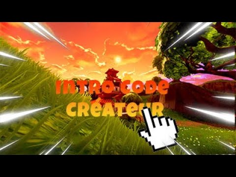Mon Intro Code Créateur... - YouTube