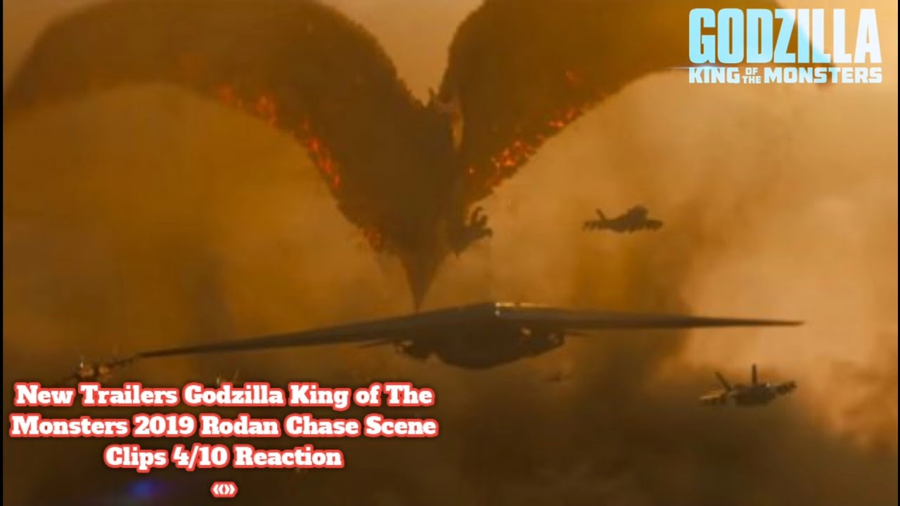 Godzilla King of the Monsters 2019 Rodan Chase Scene - YouTube
