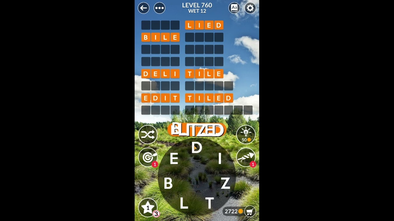 Wordscapes Uncrossed Level 760 Answers - YouTube
