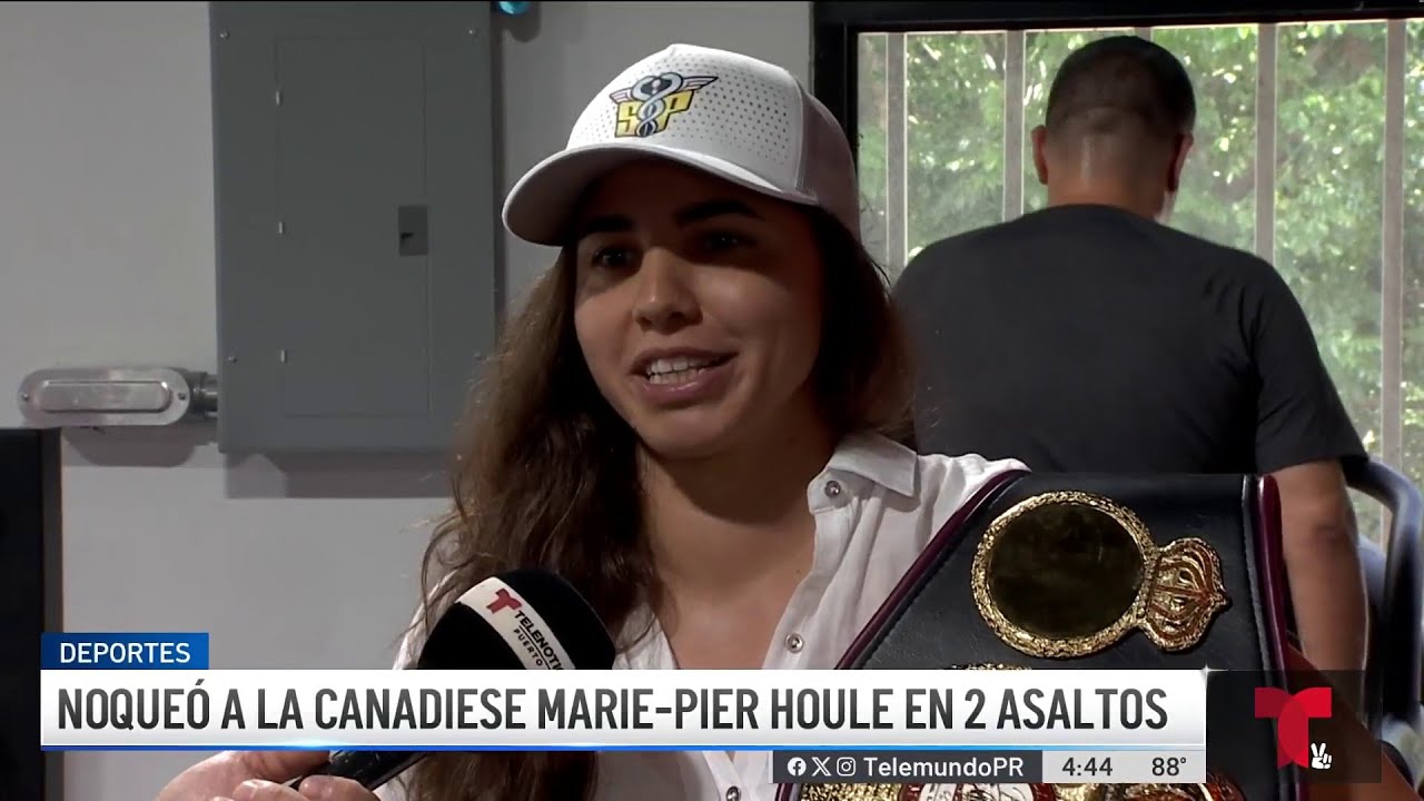 Bendecida Stephanie Piñero tras ganar el título mundial interino de la ...