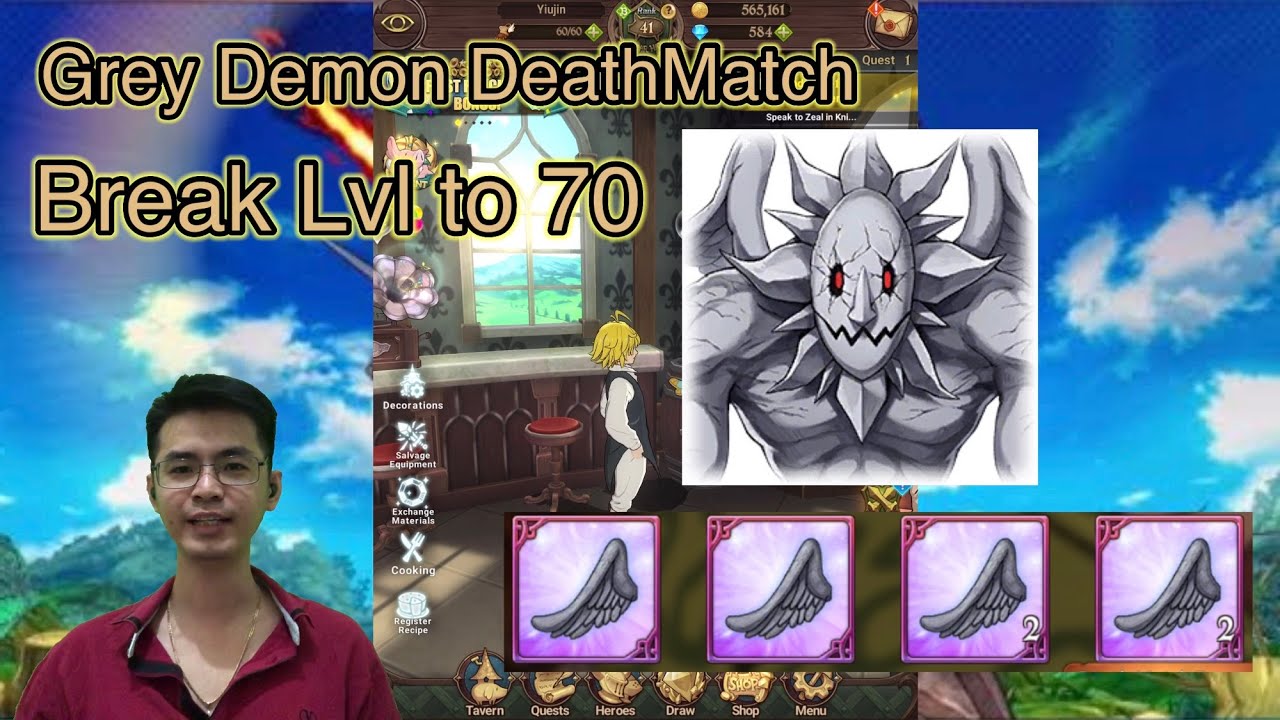 Grey Demon Seven Deadly Sins Grand Cross - YouTube