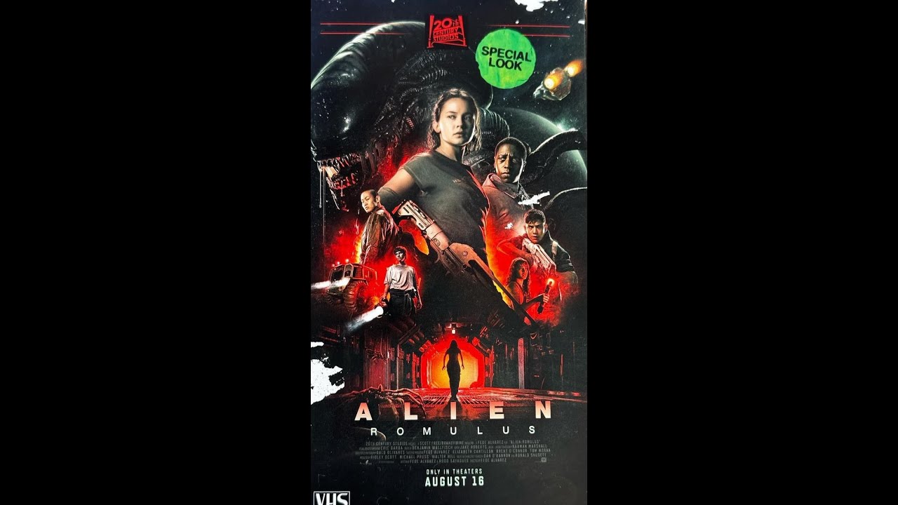 Alien Romulus Clip Off VHS tape (2024) - YouTube