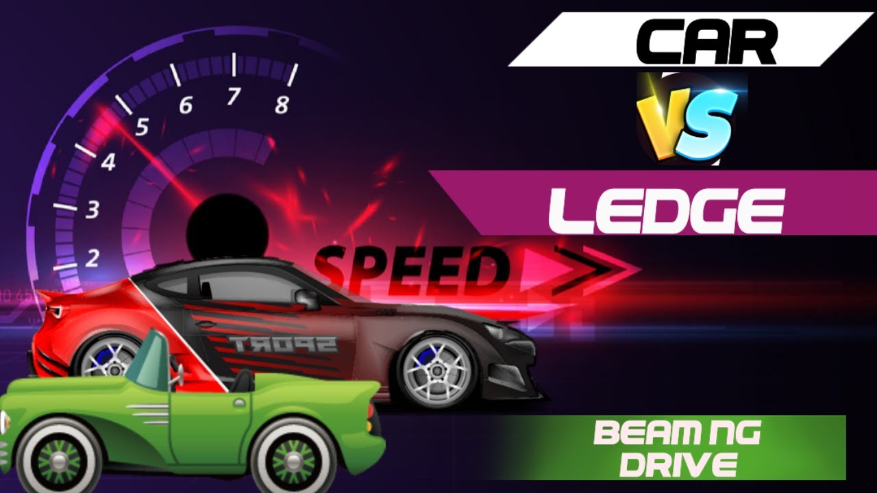 Car vs Ledge || BEAMNG Drive || - YouTube