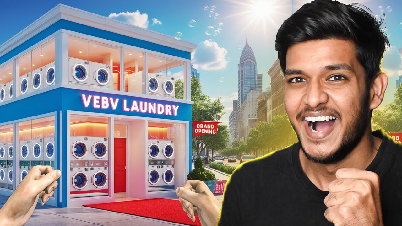 Opening the ULTIMATE Laundry Store in the City Laundry Store Simulator ...