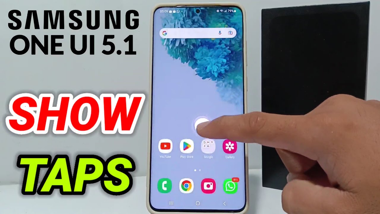 How To Enable Touch Pointer In Samsung One Ui 5.1 - YouTube