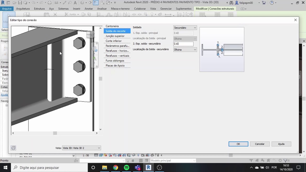 [REVIT] AULA 03 - Estrutura Metálica - Conexões, Fundação ...