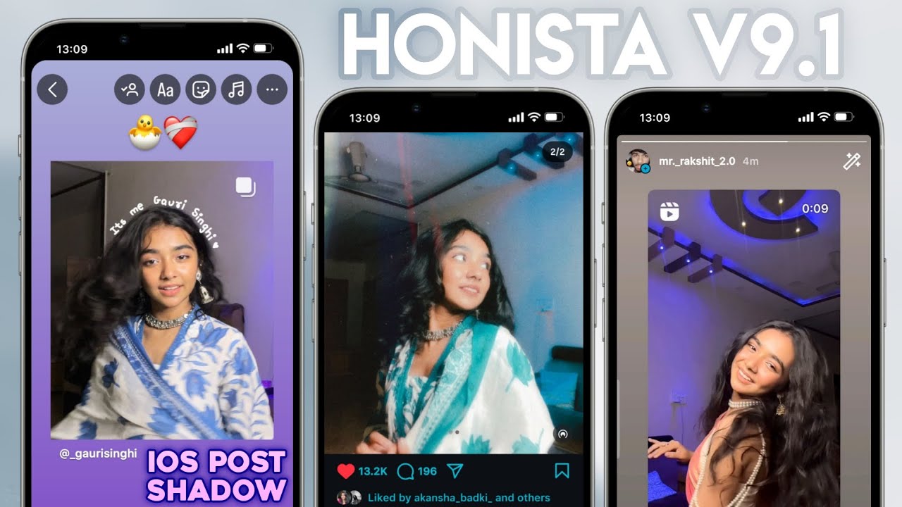 New Honista V9.1🐣 iOS Instagram On Android | Share Reels Like iPhone ...