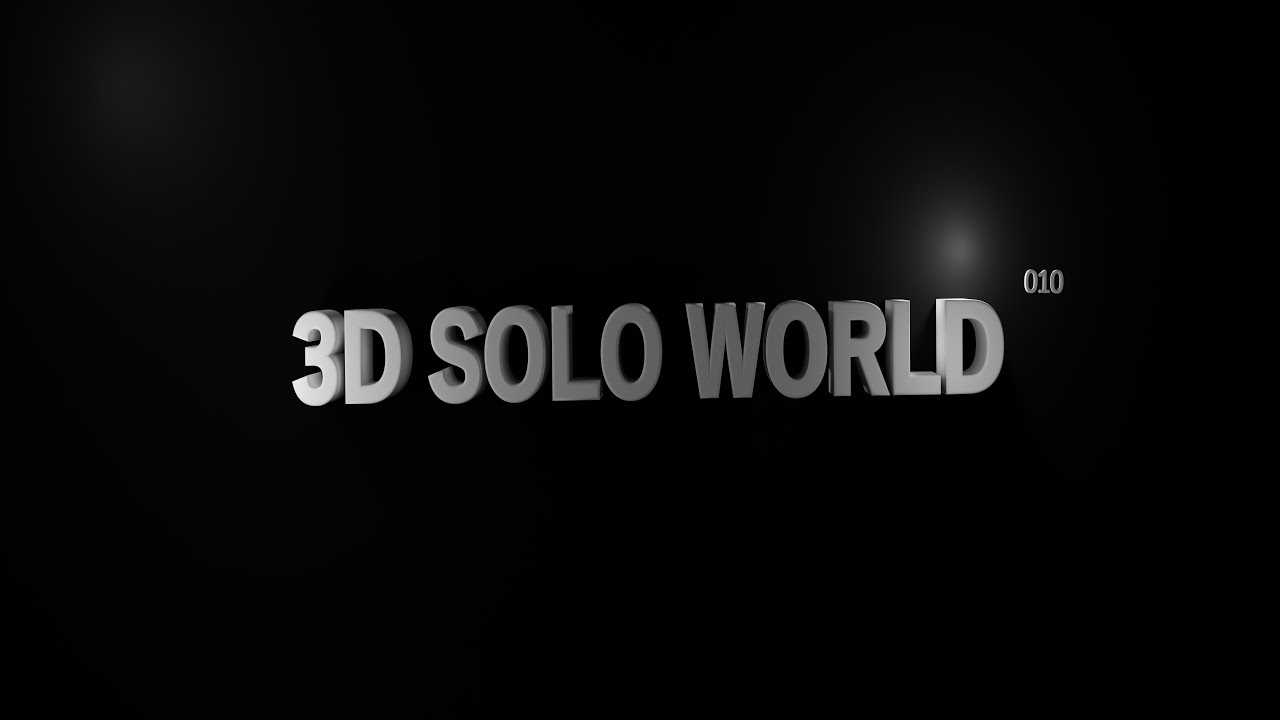 3D SOLO WORLD Live Stream - YouTube