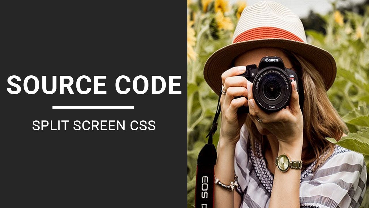 Split Screen With Html And Css Source Code Youtube 0785
