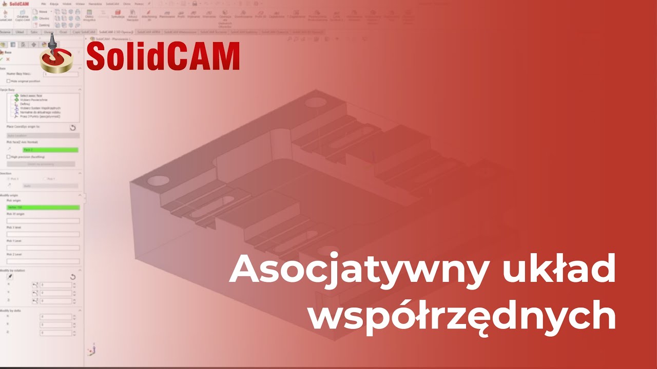 SolidCAM: Asocjatywny układ współrzędnych | Premium Solutions Polska - YouTube