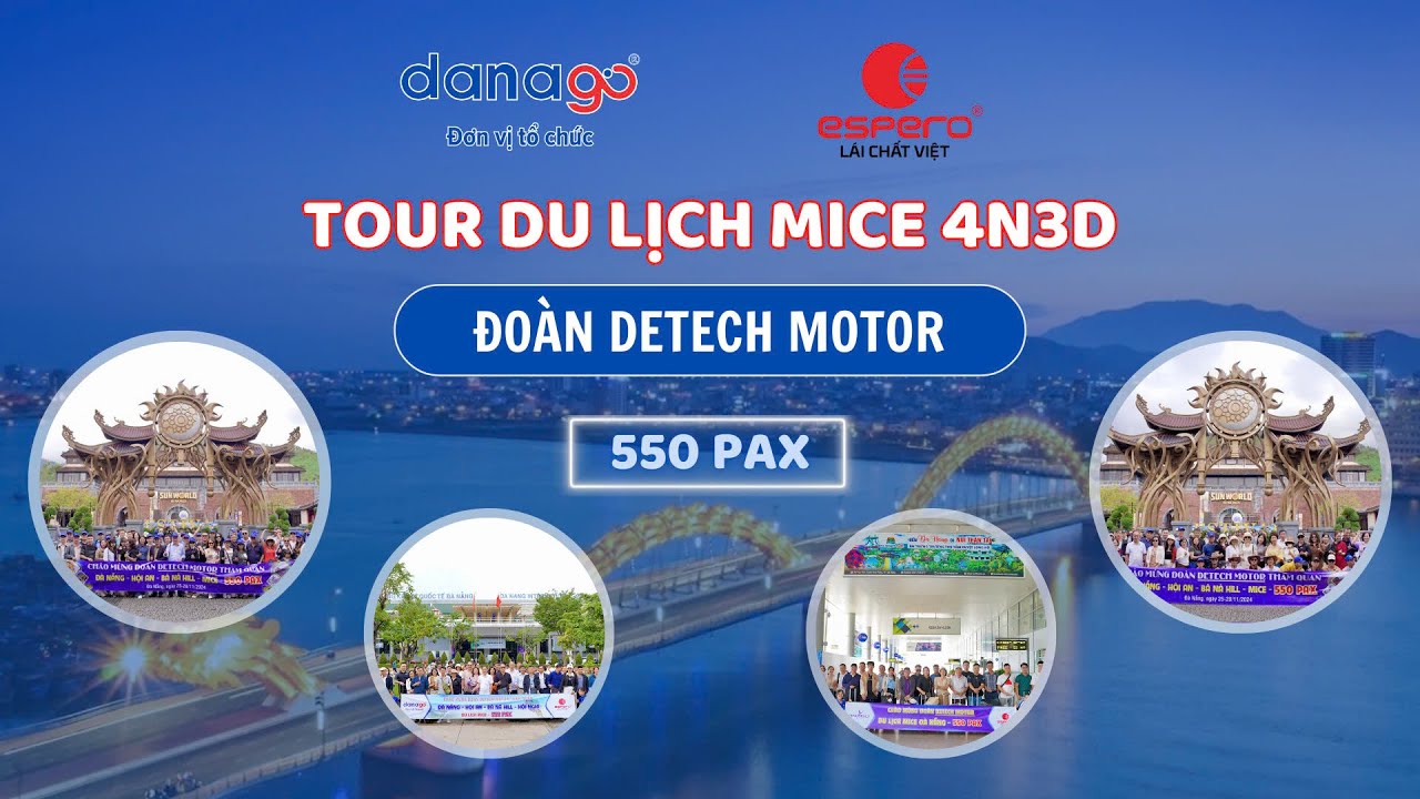 Detech Motor với 550 thành viên du lịch Đà Nẵng 25-28/11/2024 - YouTube