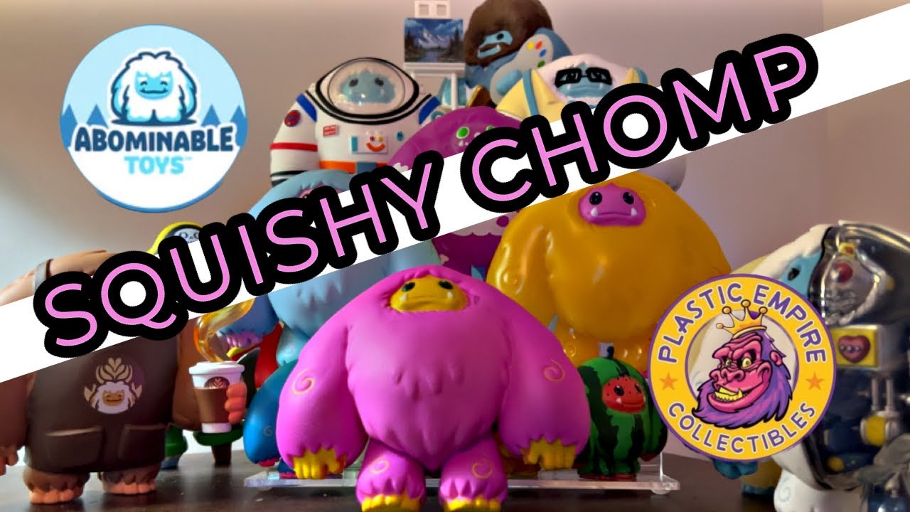 ABOMINABLE TOYS PLASTIC EMPIRE EXCLUSIVE ELECTRIC PURPLE & GOLD CHOMP ...