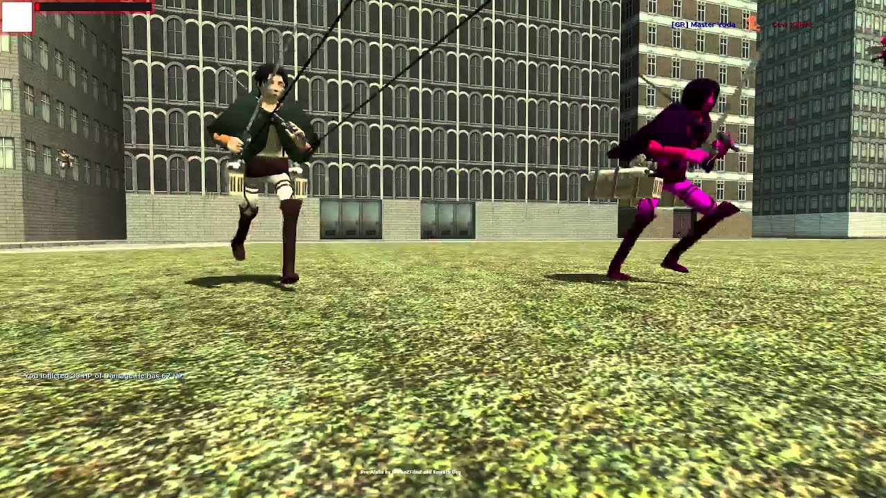 Gmod: Attack on Titan (Playing as Titan) - YouTube