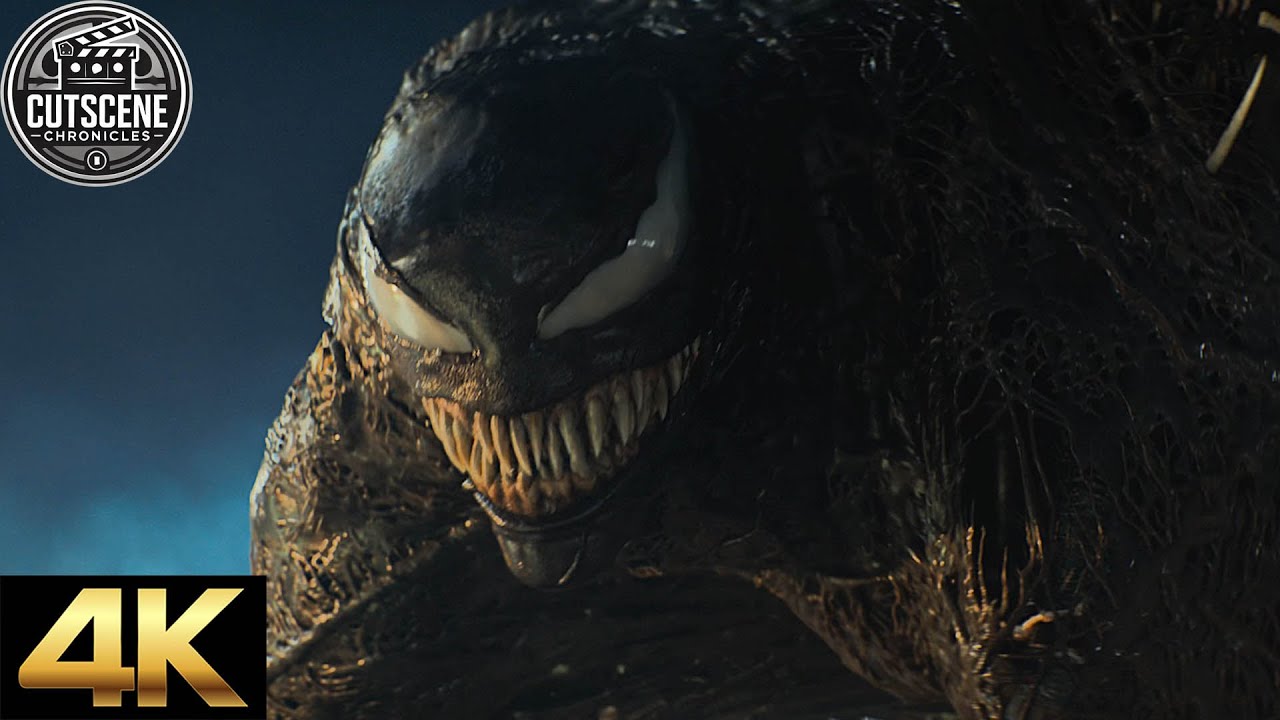 [4K UHD] Venom’s Heroic Sacrifice to Save Eddie CUTSCENE | Venom: The ...