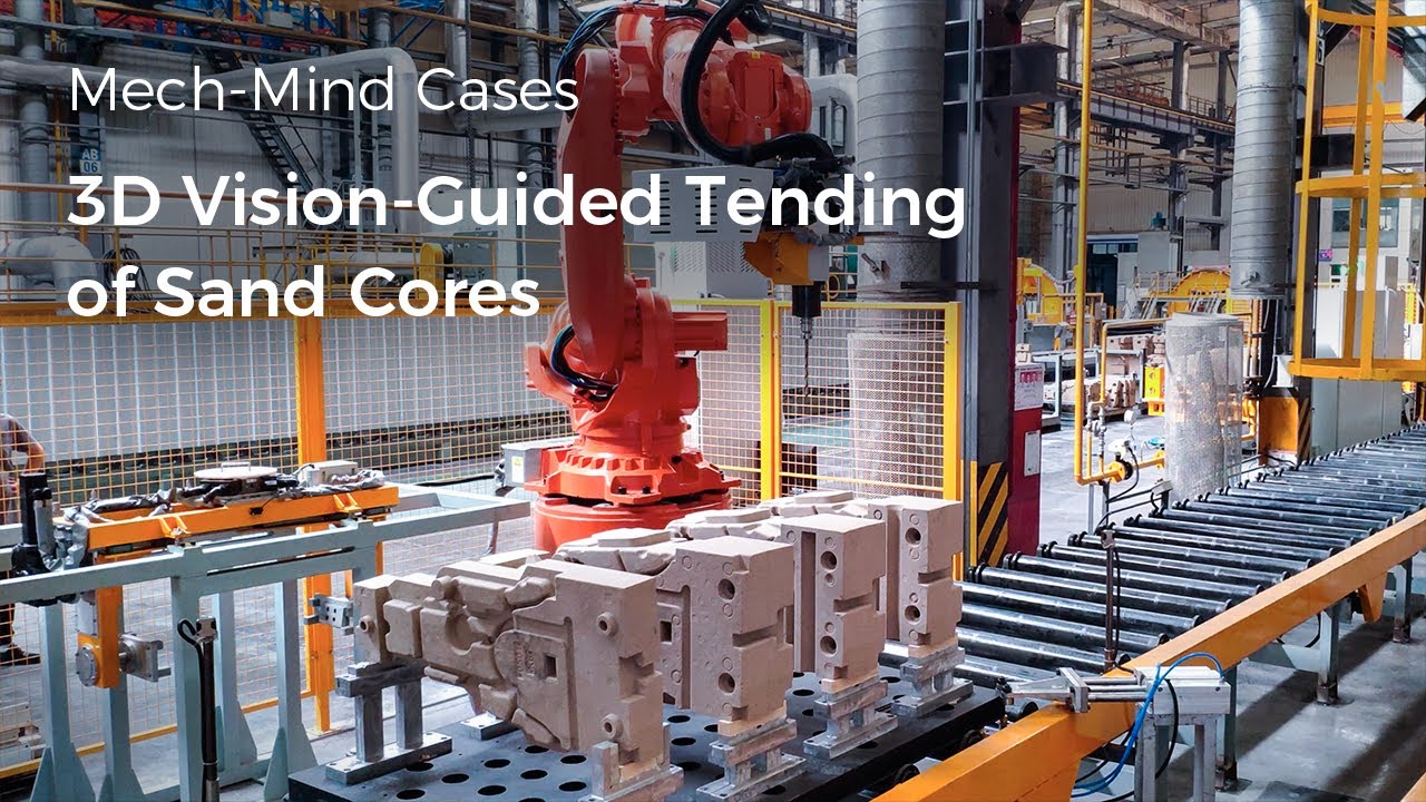 Transform Tending of Sand Cores in Manufacturing? Mech-Mind's AI + 3D ...