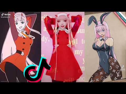 TikTok Anime Zero Two Dance Compilation || Hai Phut Hon Remix